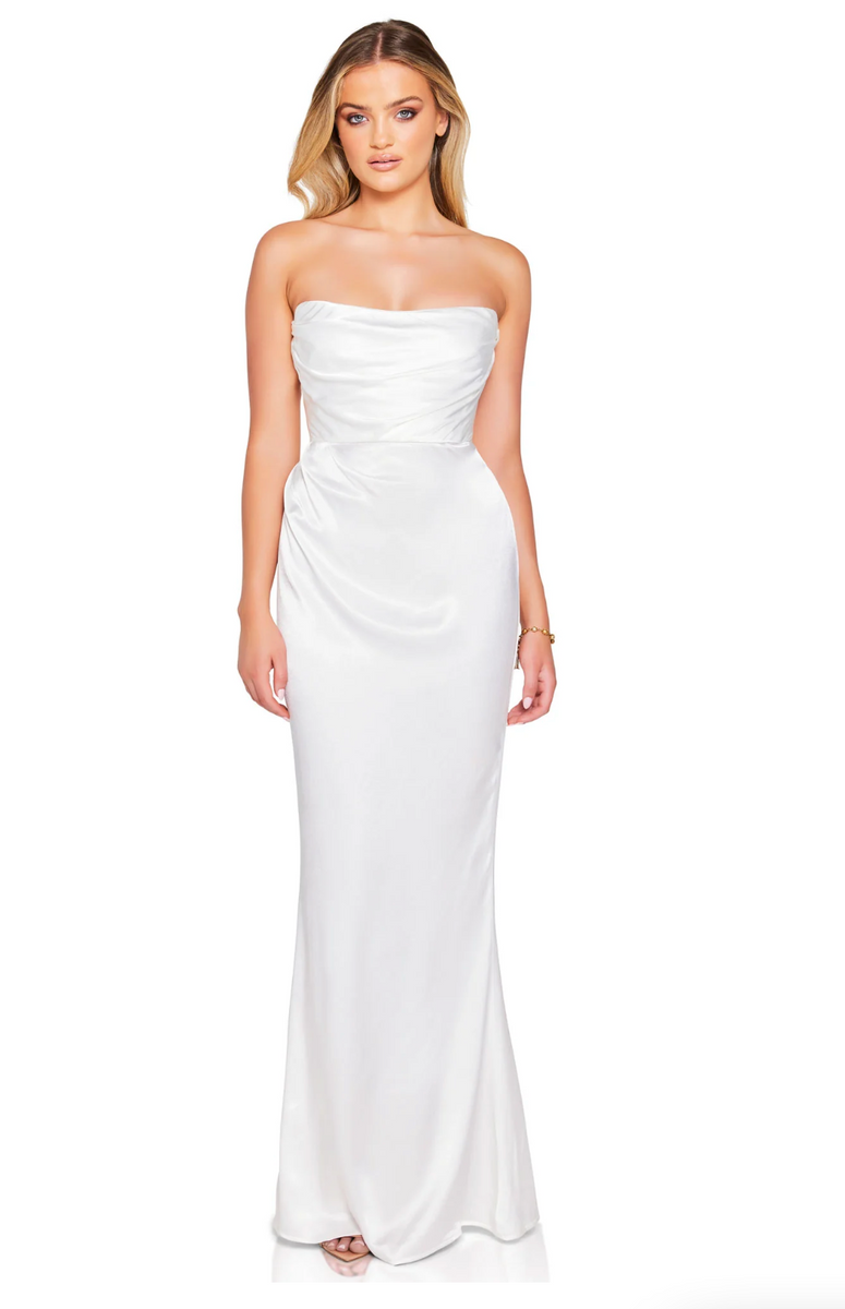 EMELIE STRAPLESS GOWN – THE DRESSING ROOM